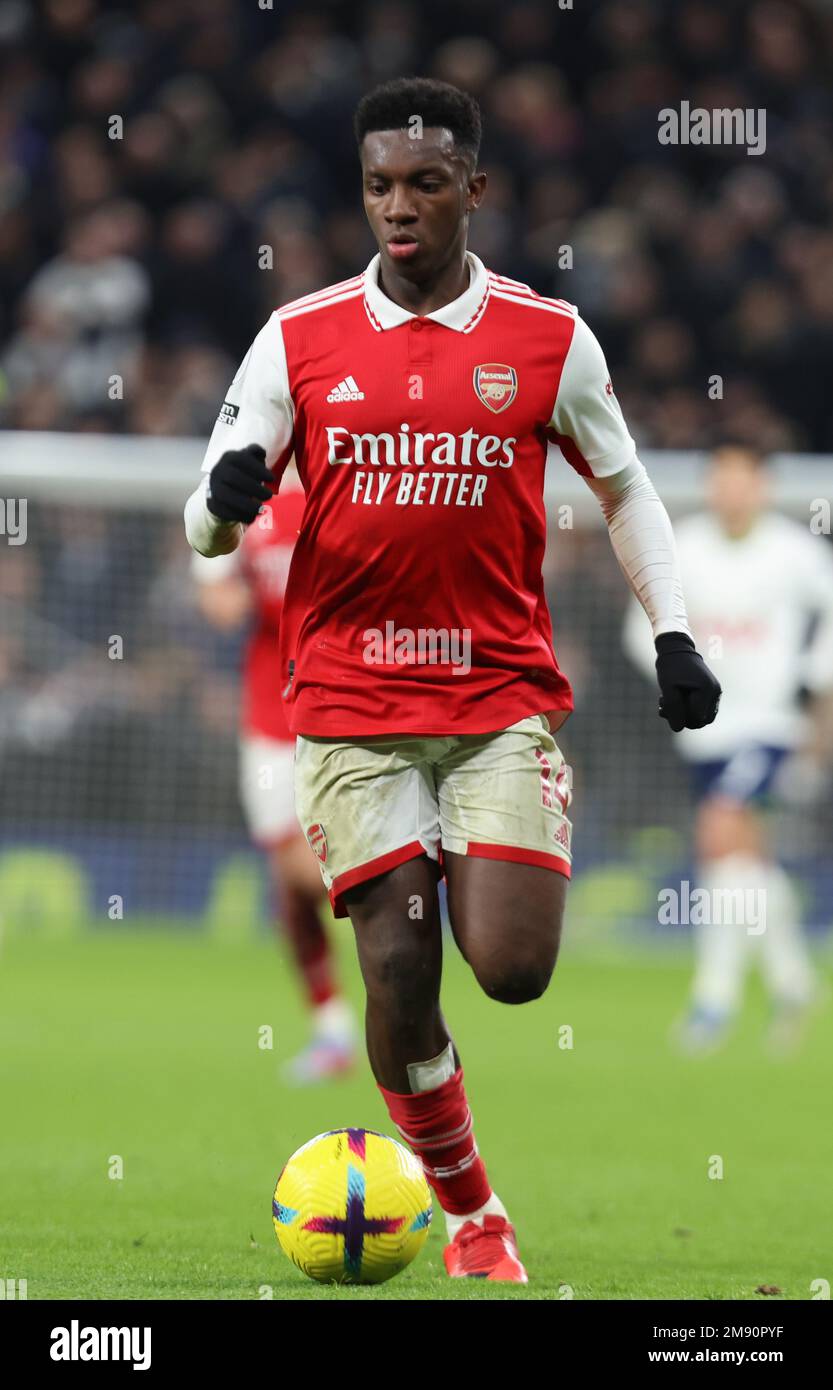 Eddie Nketiah of Arsenal during the English Premier League soccer match ...