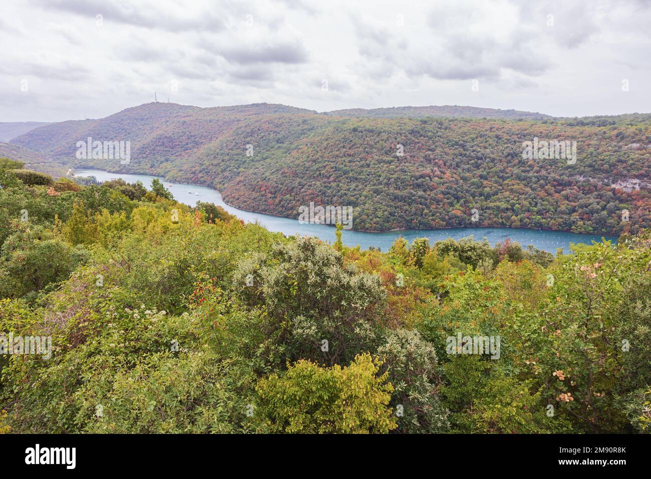 Overview of the Lim channel, also called the Lim fjord Stock Photo - Alamy