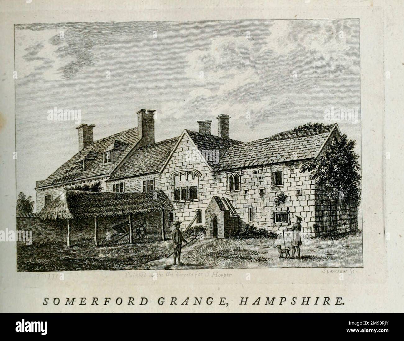 SOMERFORD GRANGE, HAMPSHIRE from the book ' Supplement to the ...