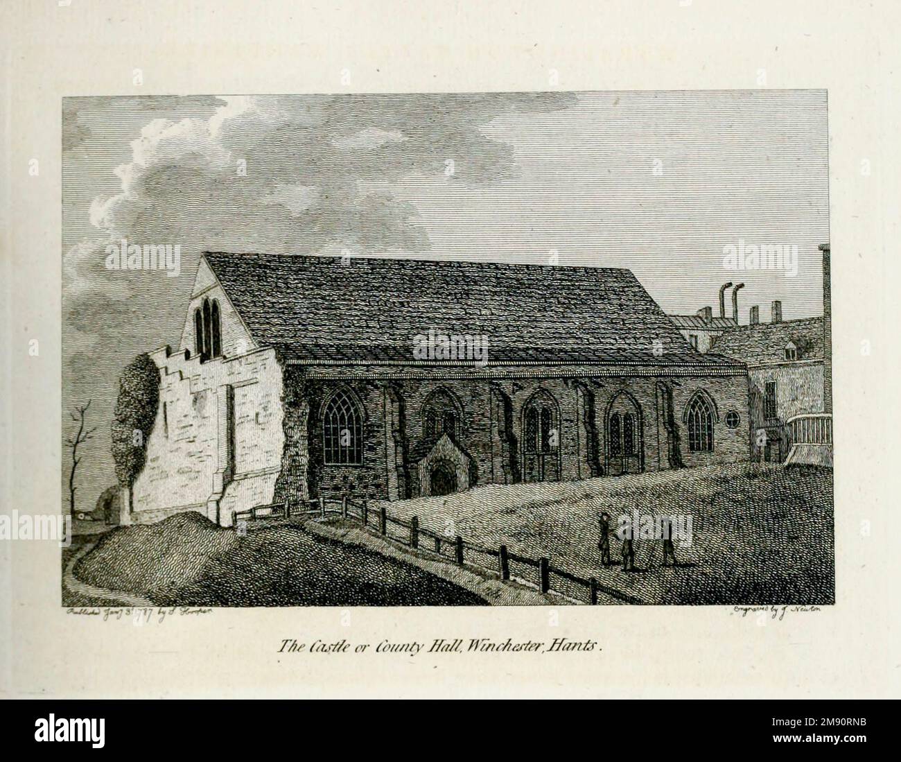 The Castle or County Hall, Winchester, Hants from the book ' Supplement ...