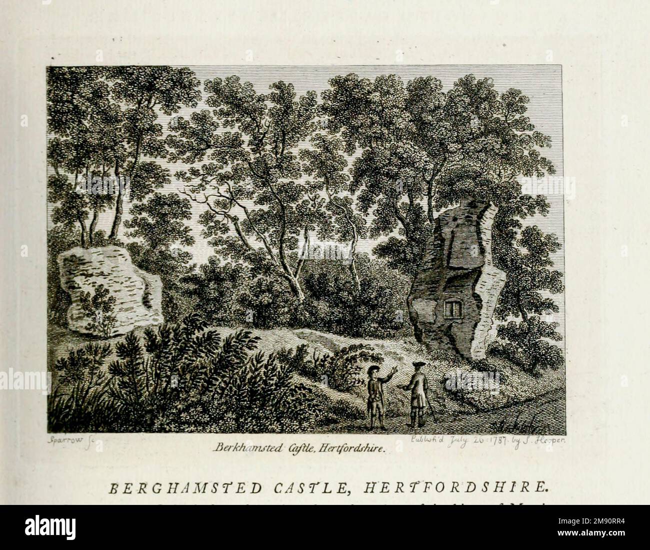 Berkhamsted Castle (here also as Berghamsted Castle) a Norman motte-and ...