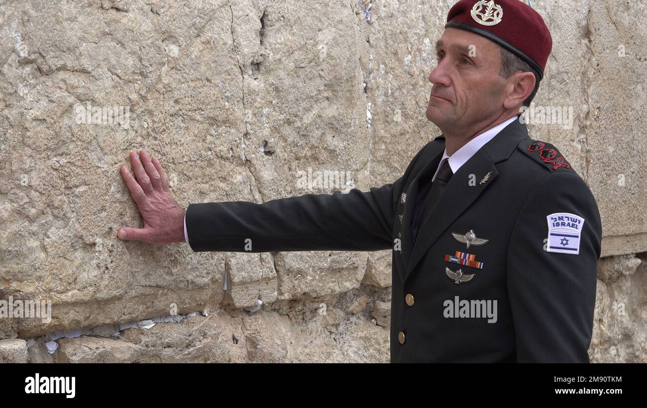 JERUSALEM, ISRAEL - JANUARY 16: The new IDF Chief of Staff Herzi Halevi ...