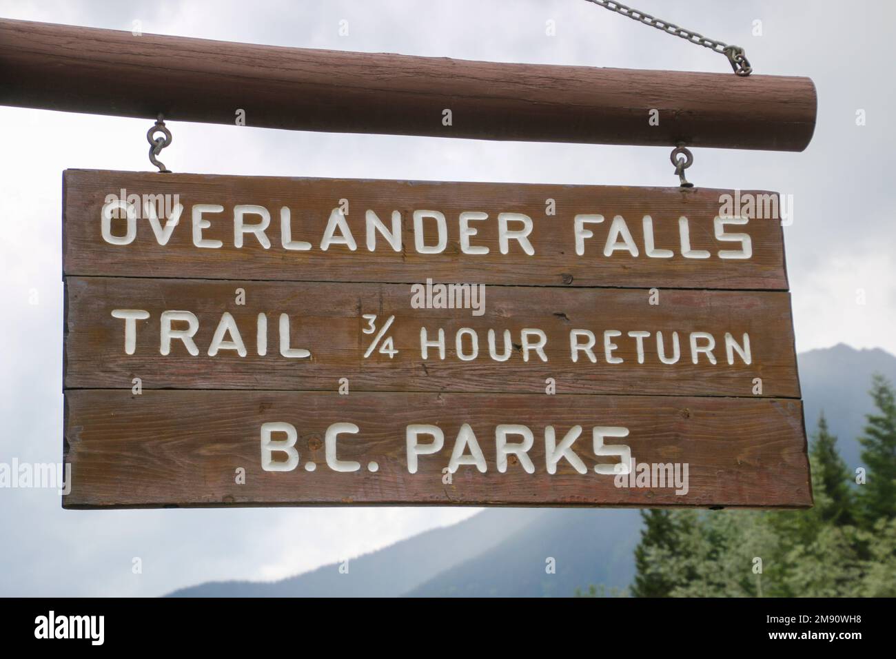 Overlander Falls Trail at Mount Robson Provincial Park, British ...