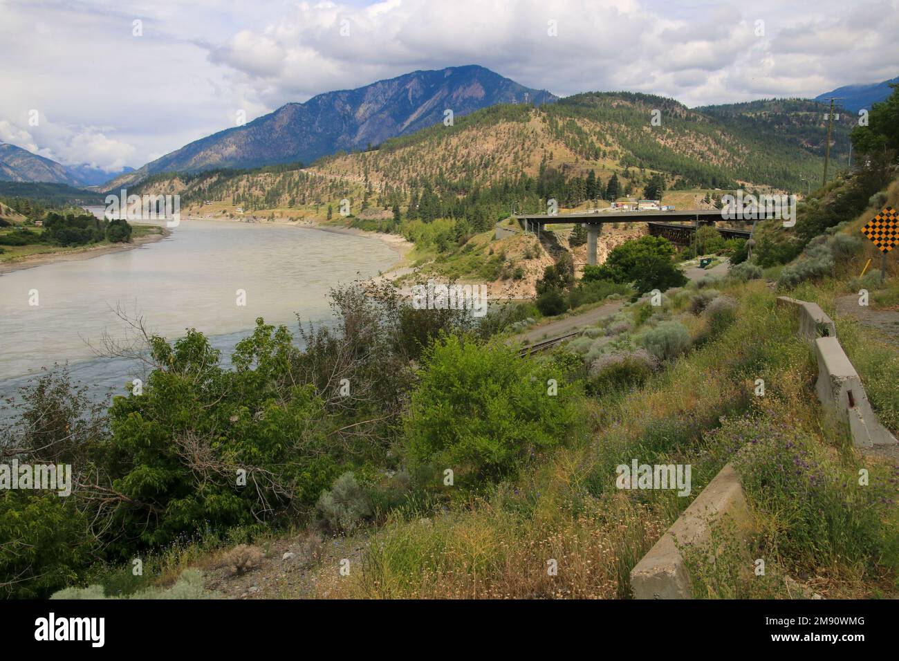 Hell's Gate in the Fraser Canyon, British Columbia, Canada Stock Photo ...