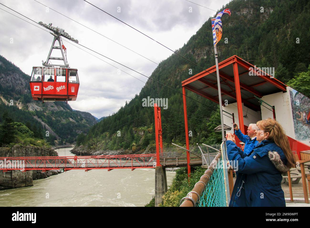 Hell's Gate Airtram in the Fraser Canyon, British Columbia, Canada ...