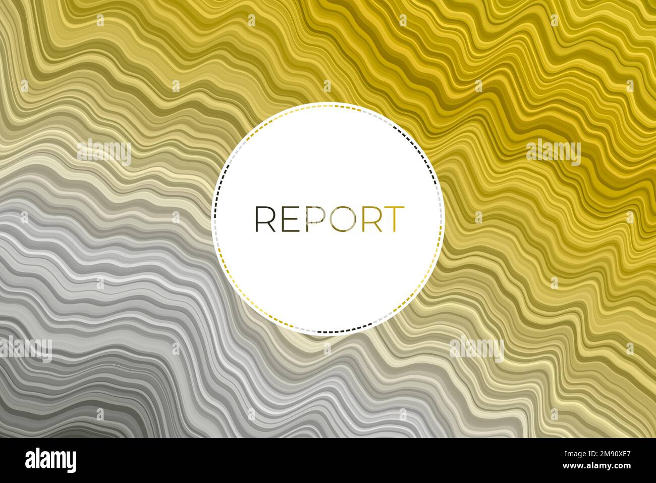 Artistic banner design. Abstract digital art in black and yellow colors ...