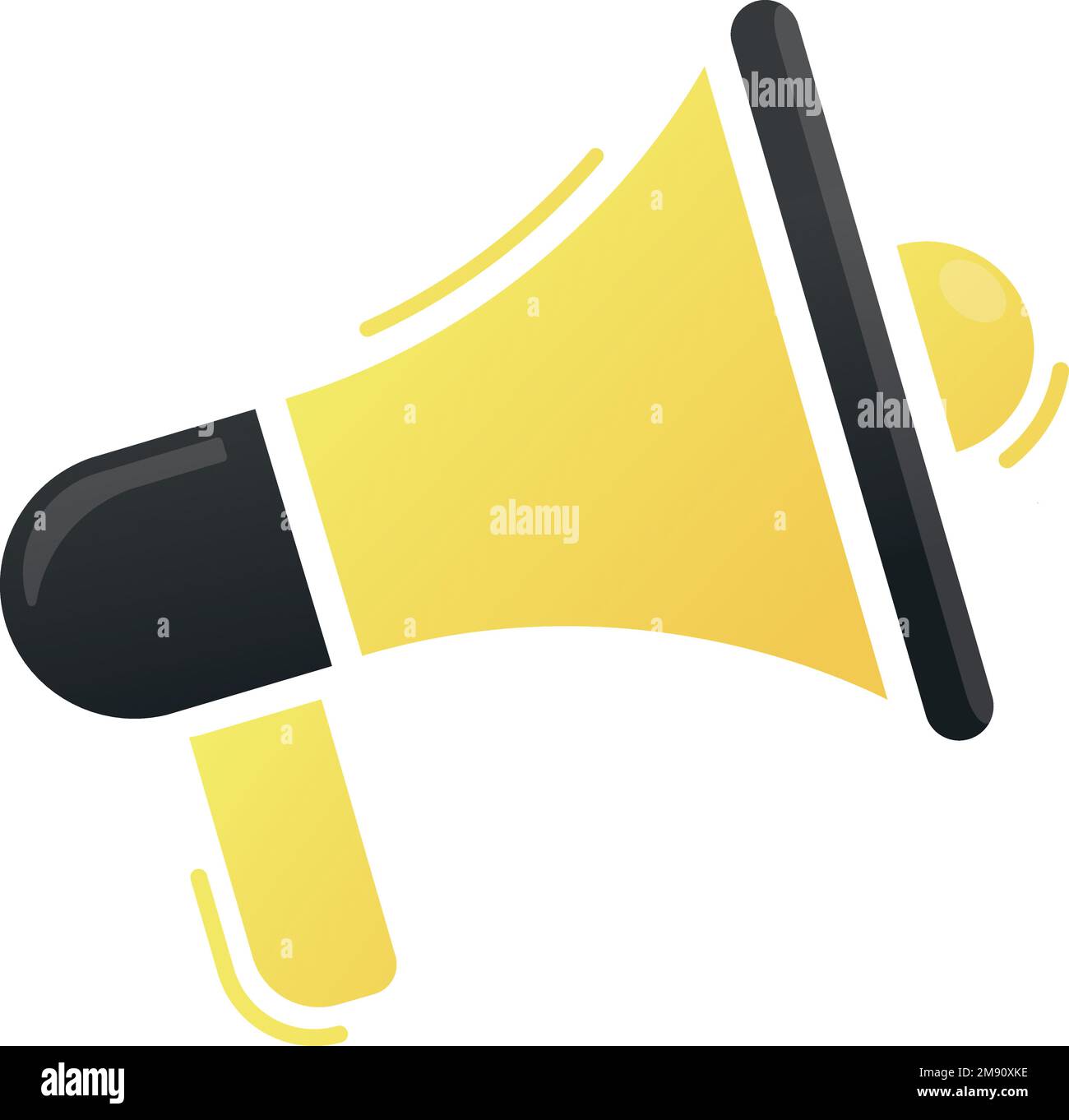 Megaphone icon, logo. Message icon Stock Vector Image & Art - Alamy