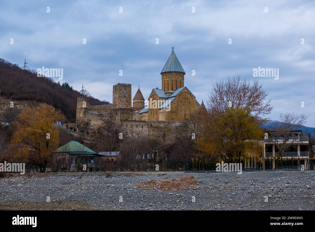 Ananuri, Georgia : 20-11-2022 : amazing view of the Ananuri castle ...
