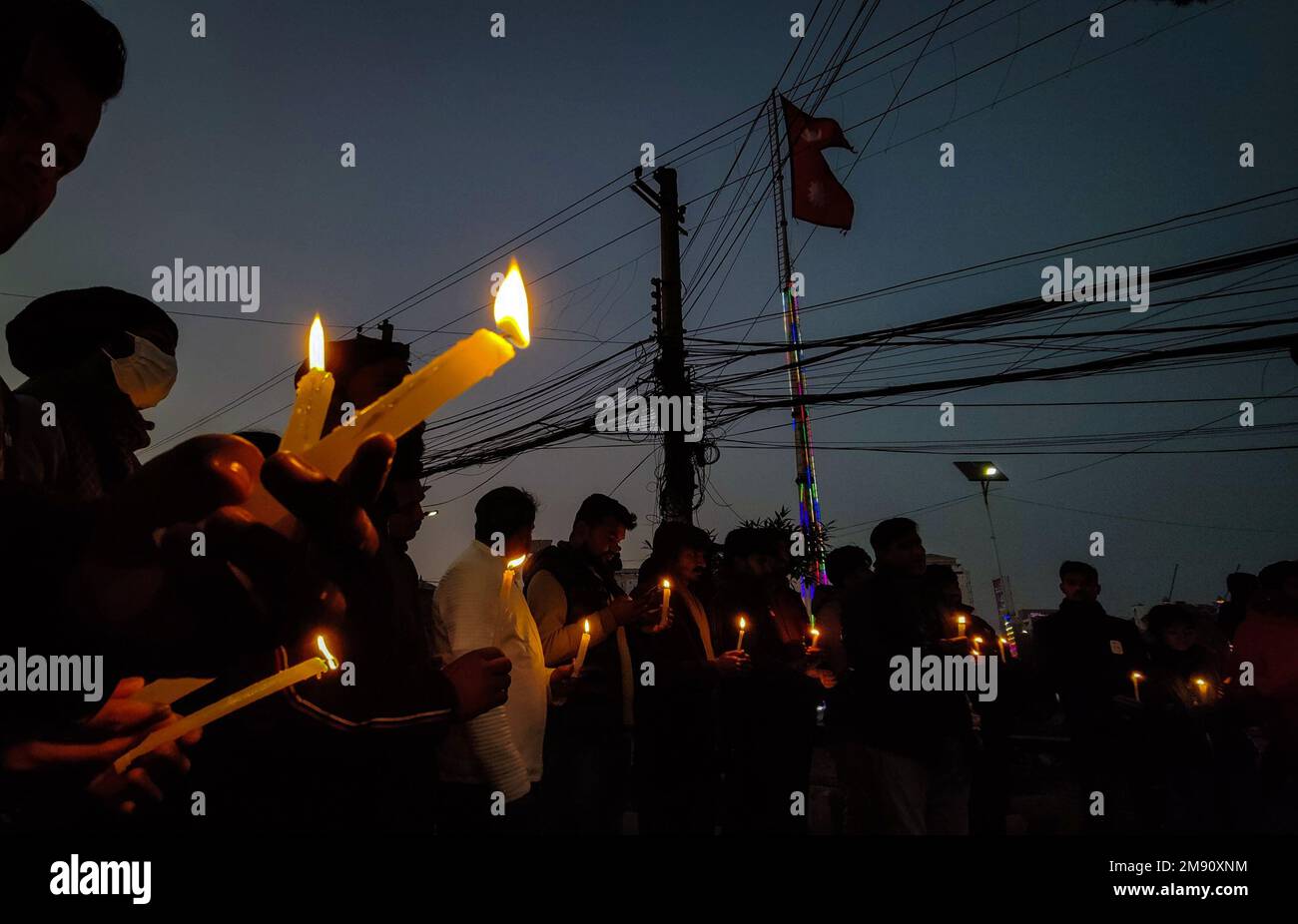 Kathmandu, Bagmati, Nepal. 16th Jan, 2023. Nepali people participate in ...