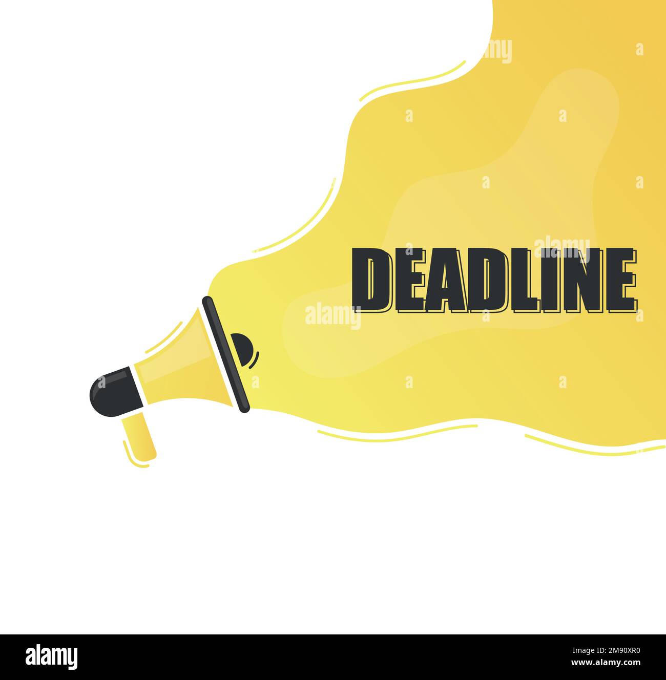 Deadline text Stock Vector Images - Alamy