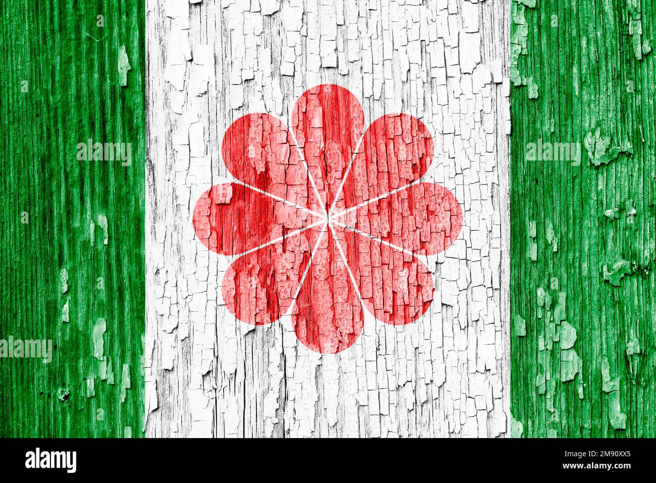 Independent Taiwan flag proposal variant, four hearts in harmony symbol ...