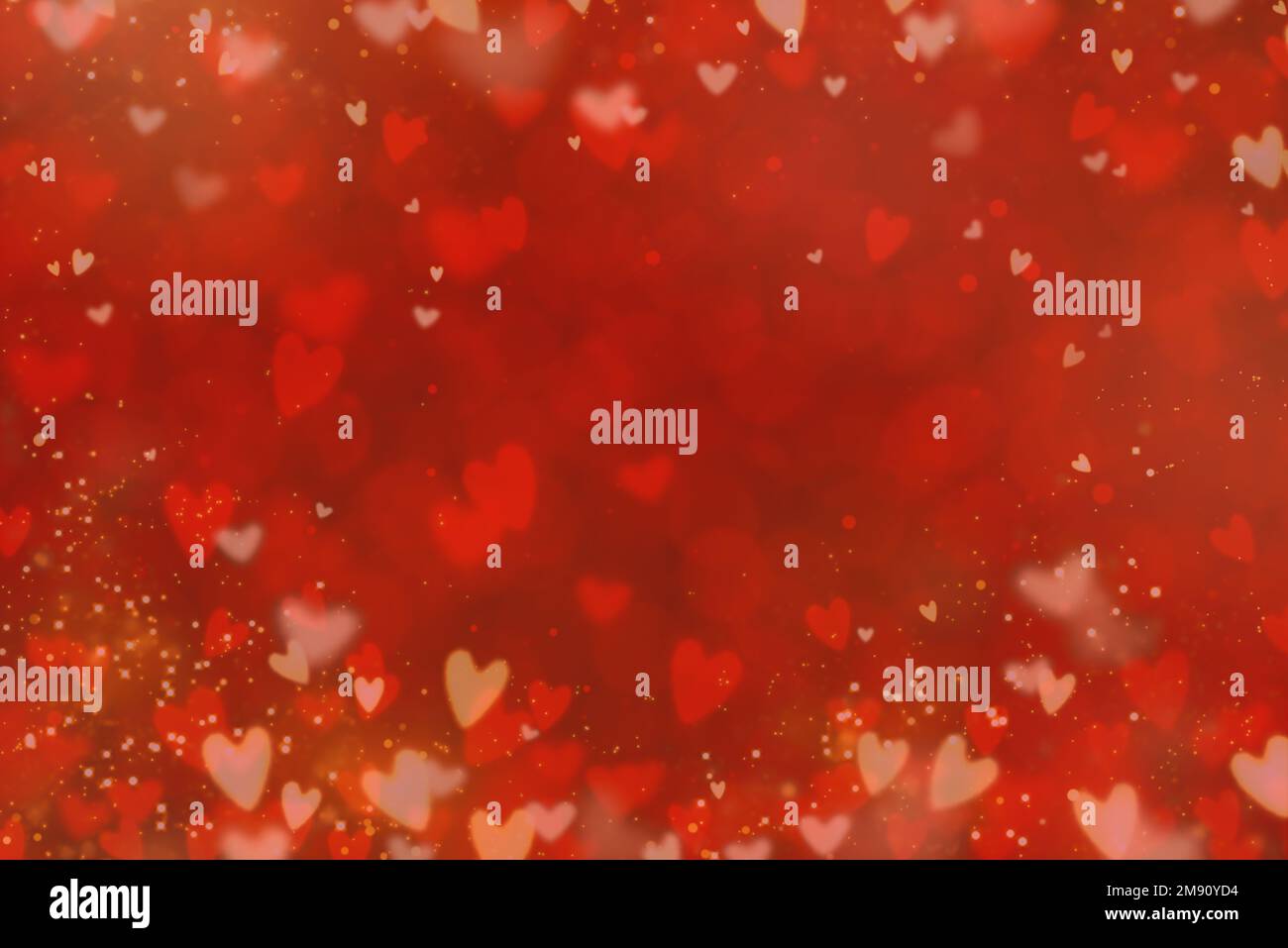 Red blurred heart background, valentines day, mothers day template with ...
