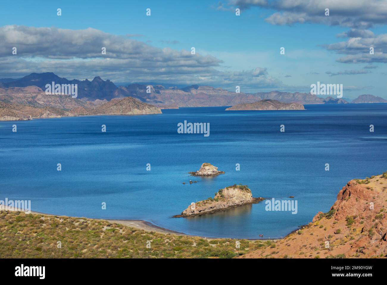 Beautuful Baja California landscapes, Mexico. Travel background ...