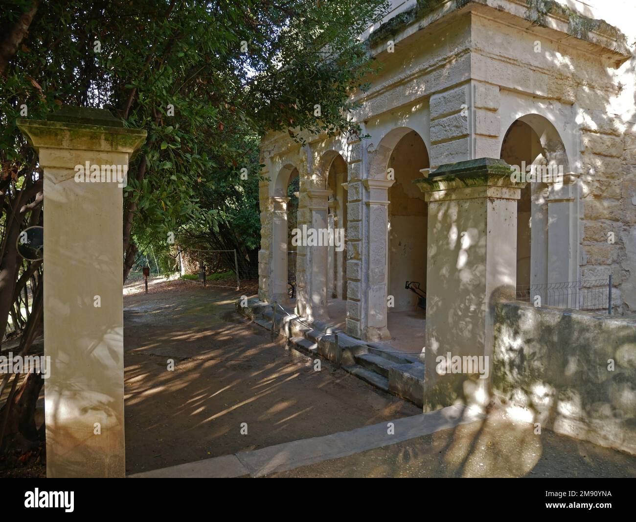 Sassari, Sardinia, Italy. Monserrato Park recreation area Stock Photo ...