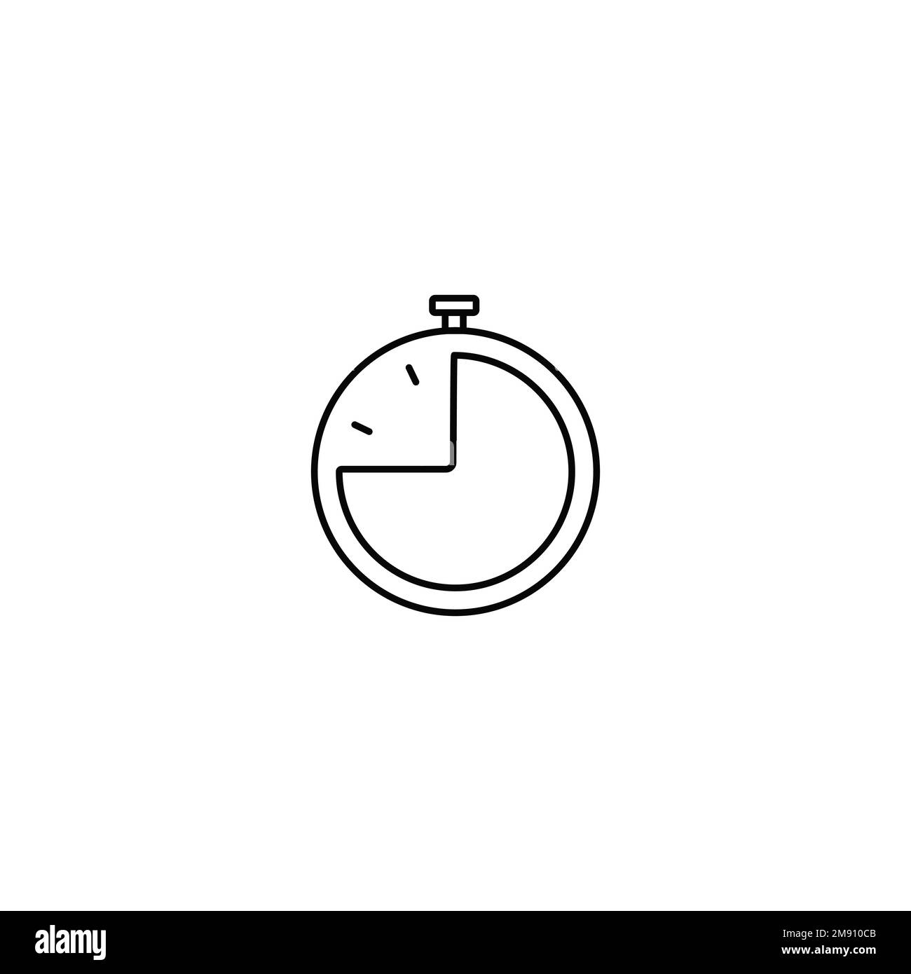 Time And Clock Line Icons Vector Linear Icon Set Stock Vector Image