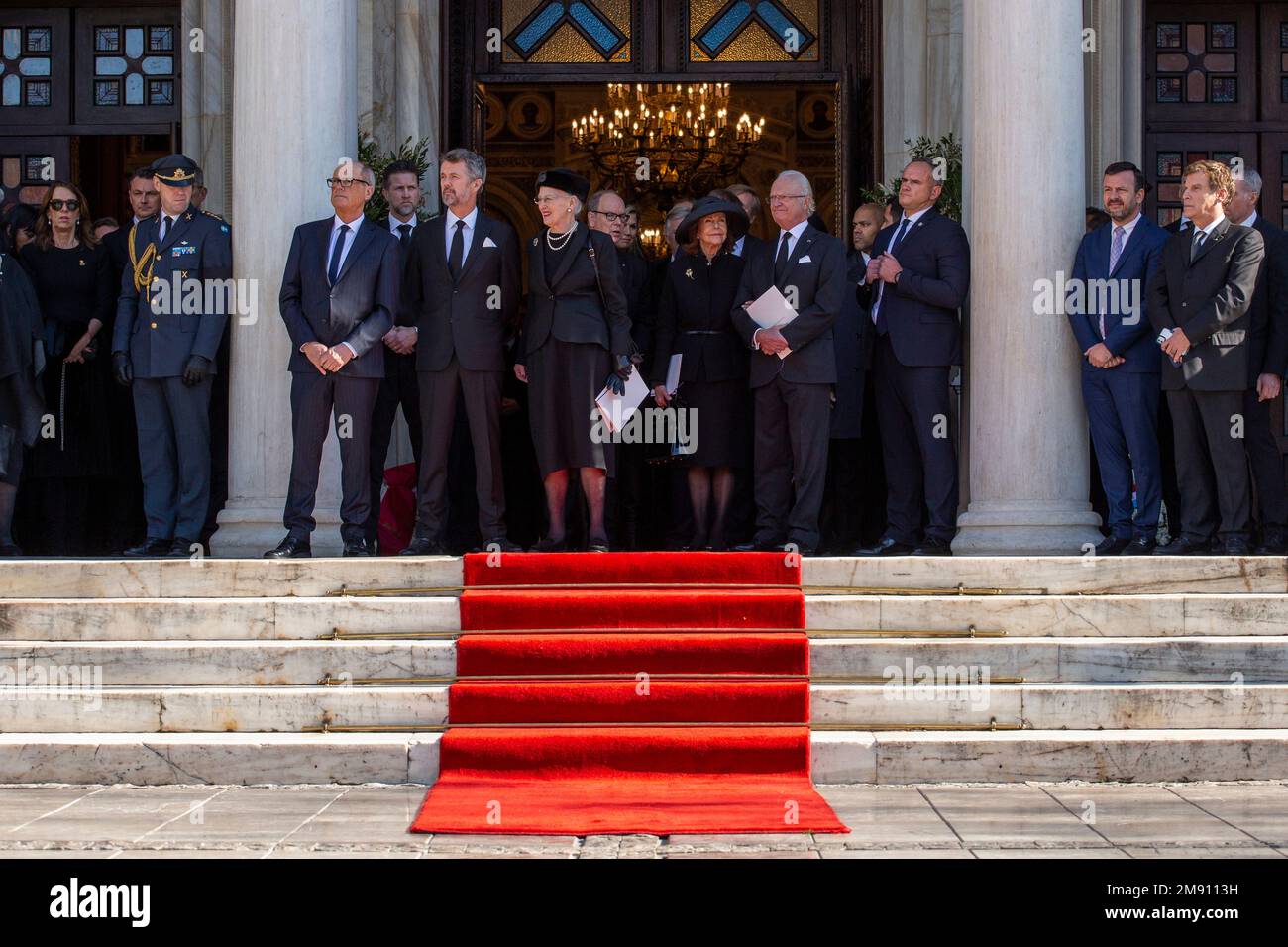 Athen, Greece. 16th Jan, 2023. Crown Prince Frederik and Queen ...