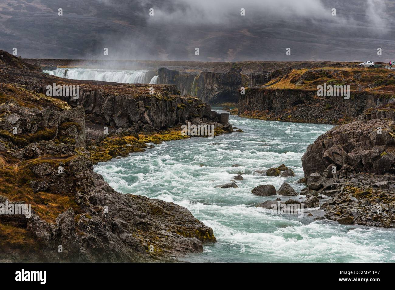 Godafoss Waterfall in Iceland Stock Photo - Alamy