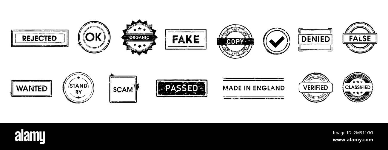 Stamps frame vector. Label sign grunge illustration Stock Vector Image ...