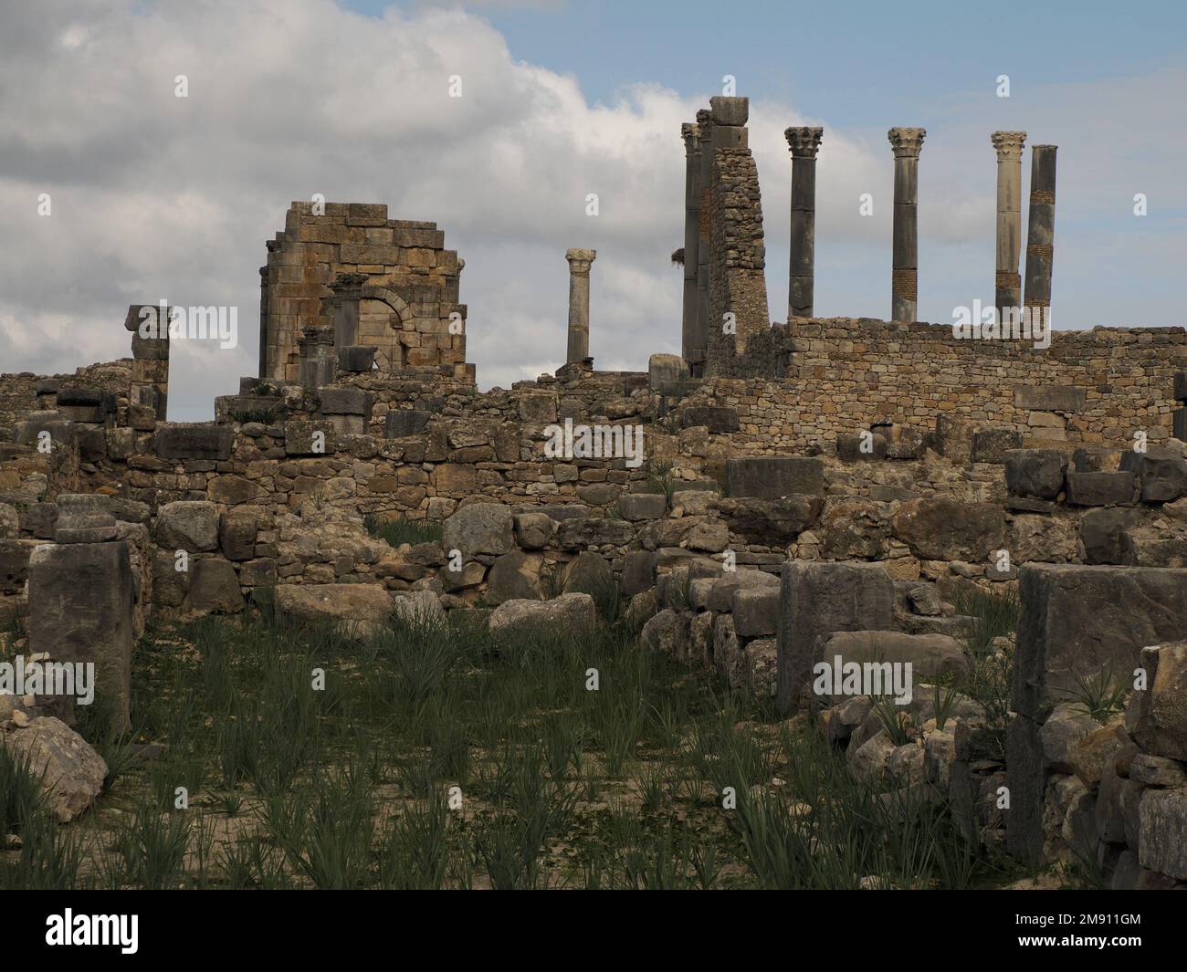 Volubilis Roman ruins in Morocco- Best-preserved Roman ruins located ...