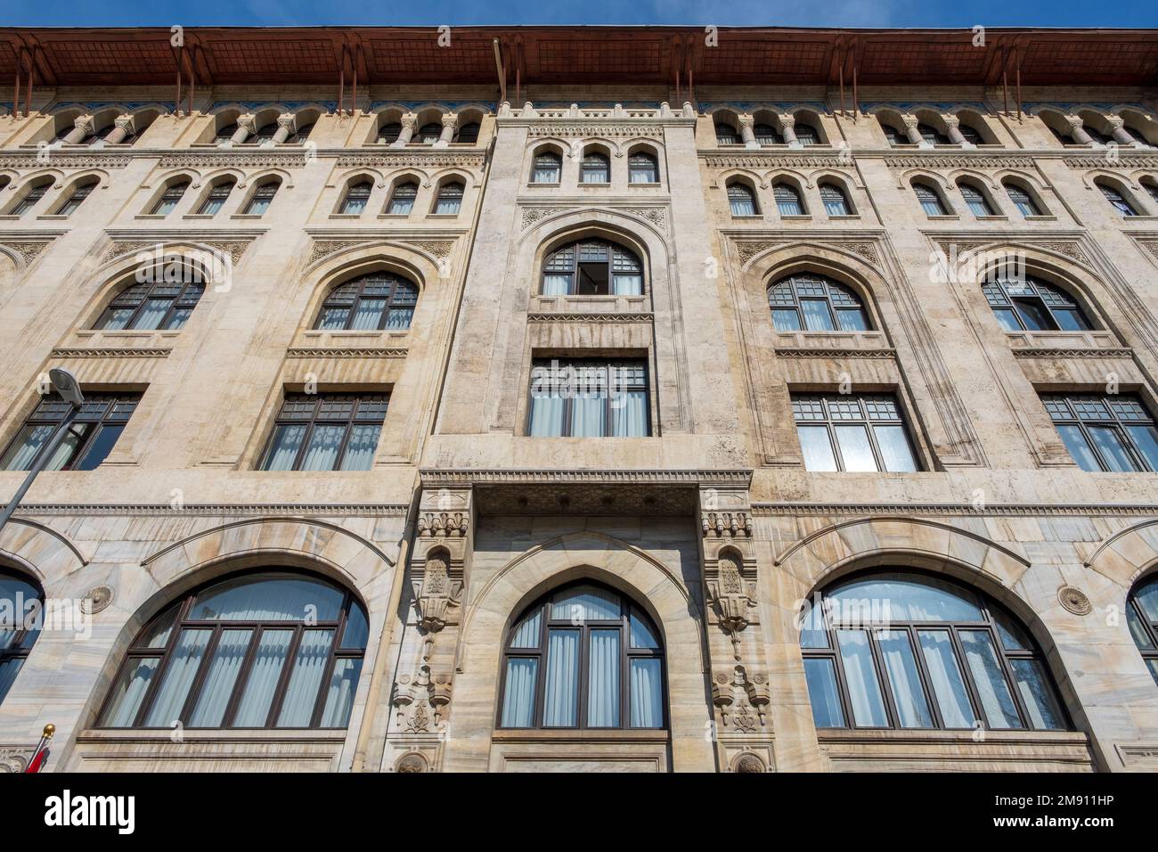 Sirkeci, Istanbul / Turkey - February 15 2018 : Art Deco architecture ...