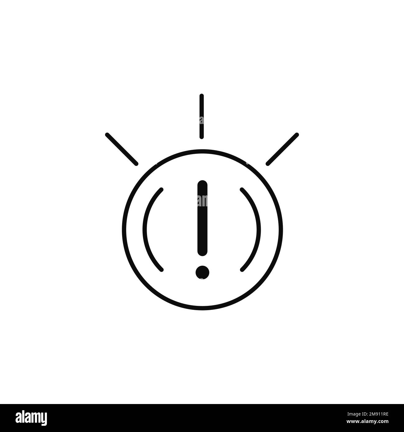 Notification alert Vector Line Icons. Mute, Notice, Notification Bell ...