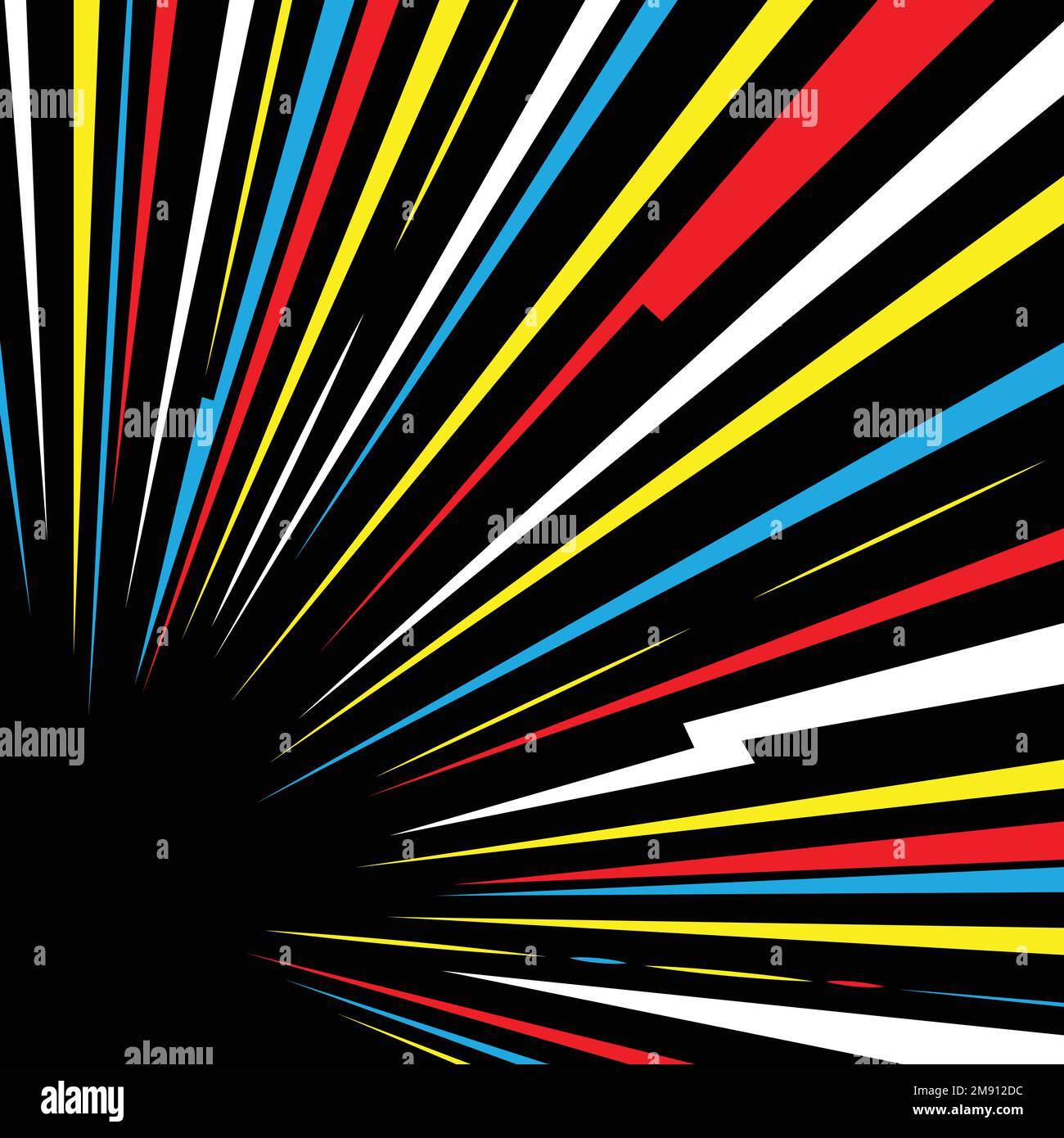 Abstract comic line explosion Stock Vector Images - Alamy