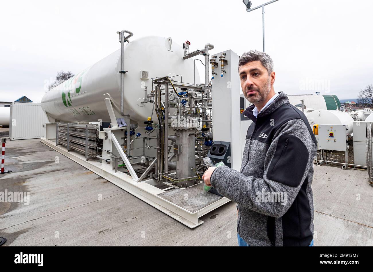 Decin, Czech Republic. 11th Jan, 2023. Demand for tanks for storage and ...
