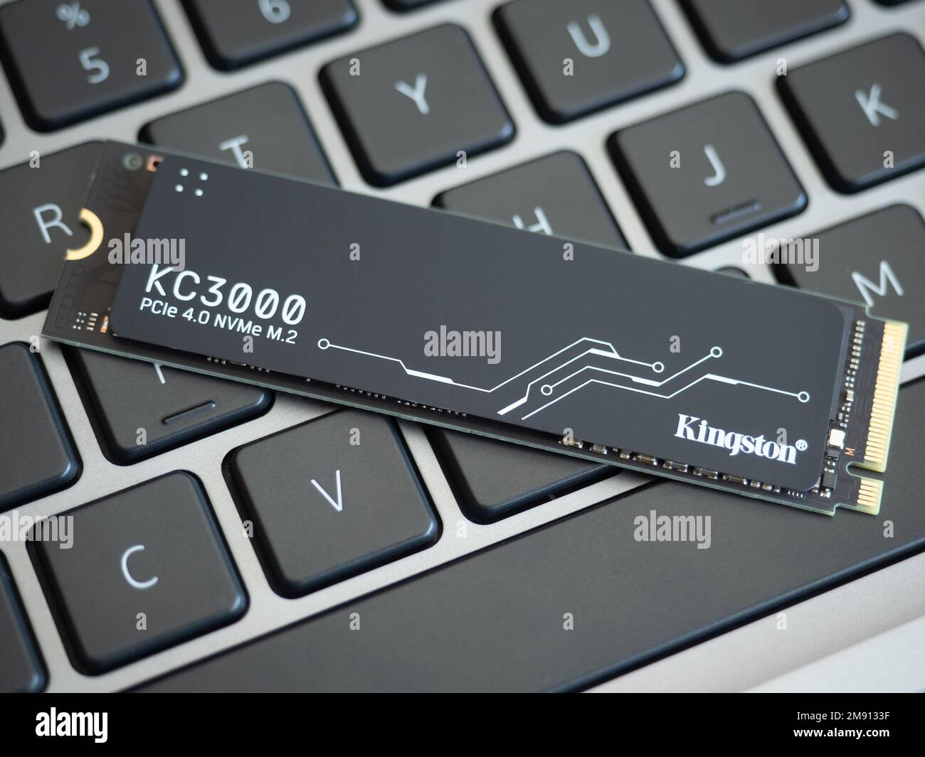 Galati, Romania - December 29, 2022: Presenting the new Kingston KC3000 ...