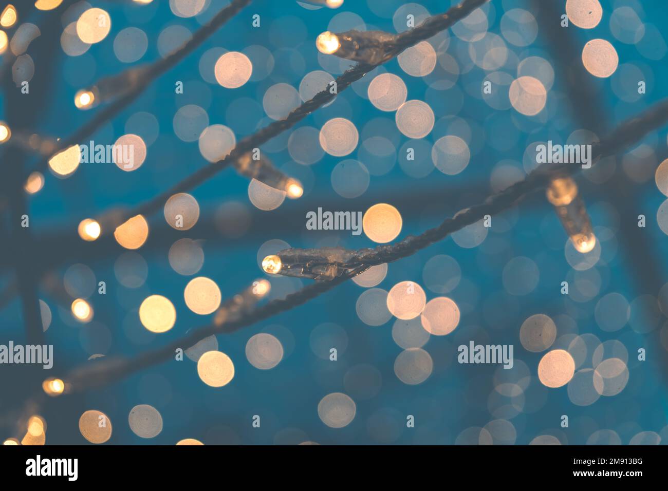 Hanging navy blue shiny hi-res stock photography and images - Alamy