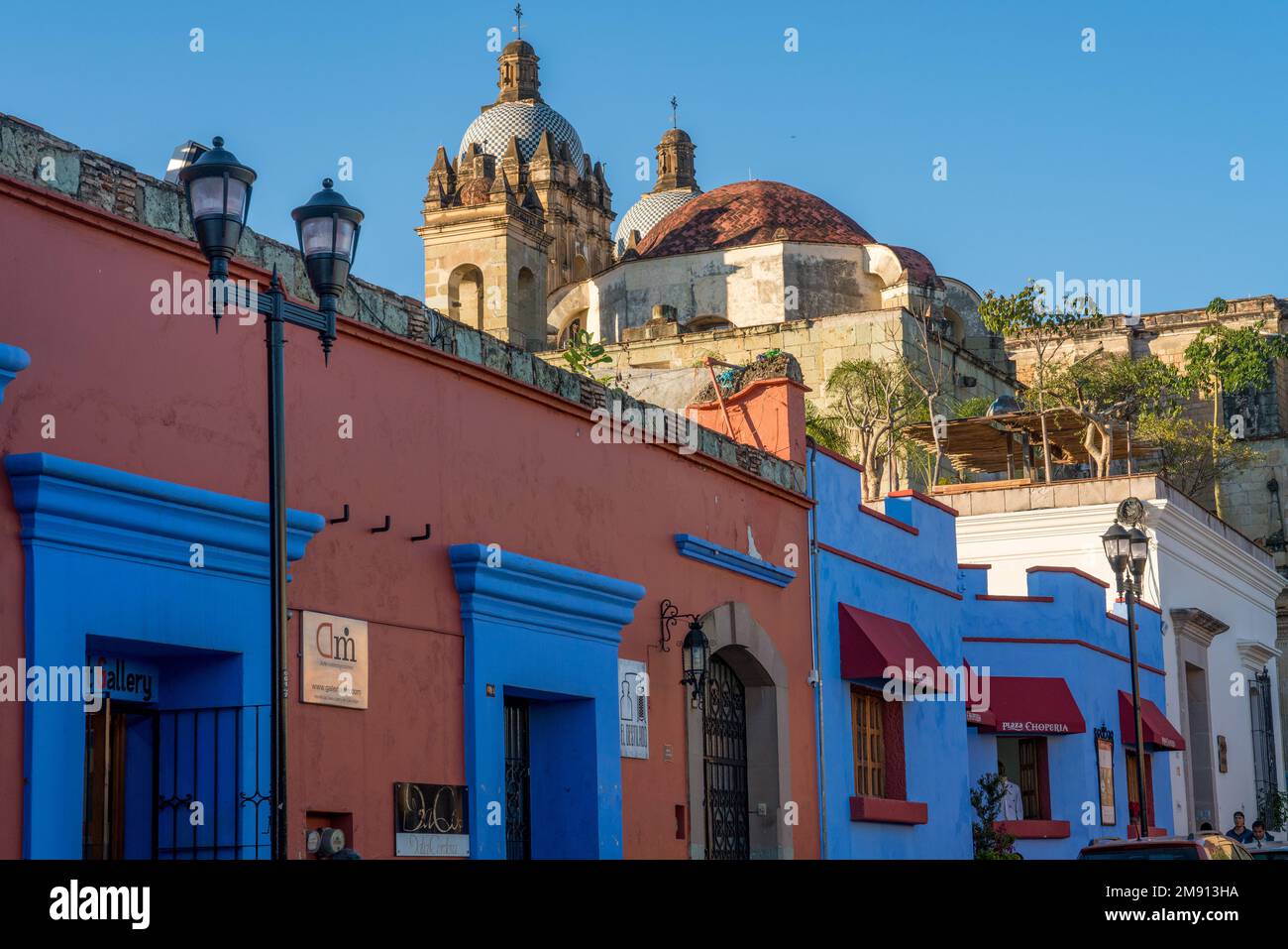 Colorful historic buildings from the Spanish colonial era in the ...