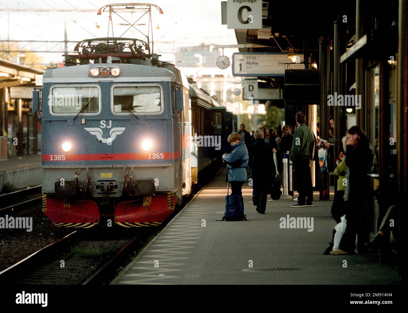 Daily life, Linköping central station, Sweden Stock Photo - Alamy