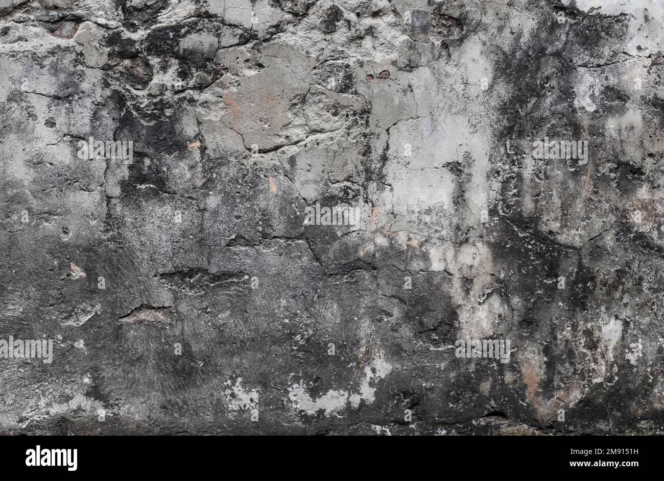 Aged cracked plaster wall surface with heavy grunge texture Stock Photo ...