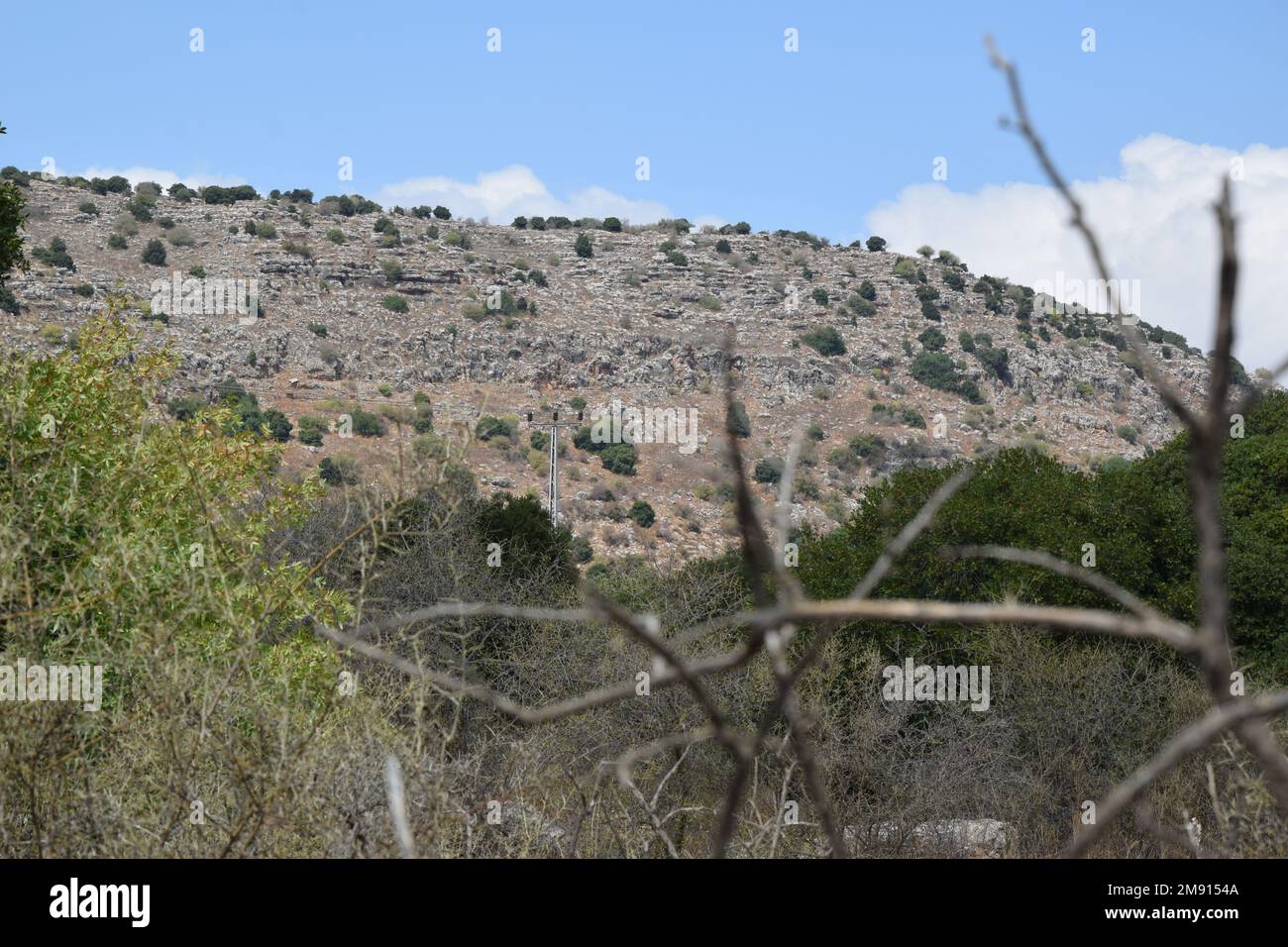 Yiftah Fissures Nature Reserve in Israel Stock Photo - Alamy