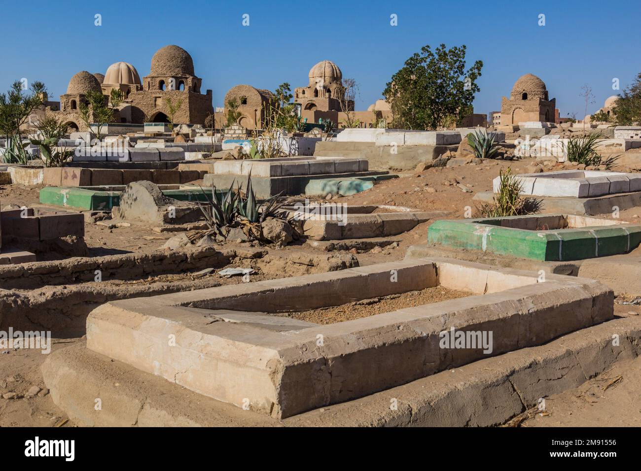 Fatimid cemetery in Aswan, Egypt Stock Photo - Alamy