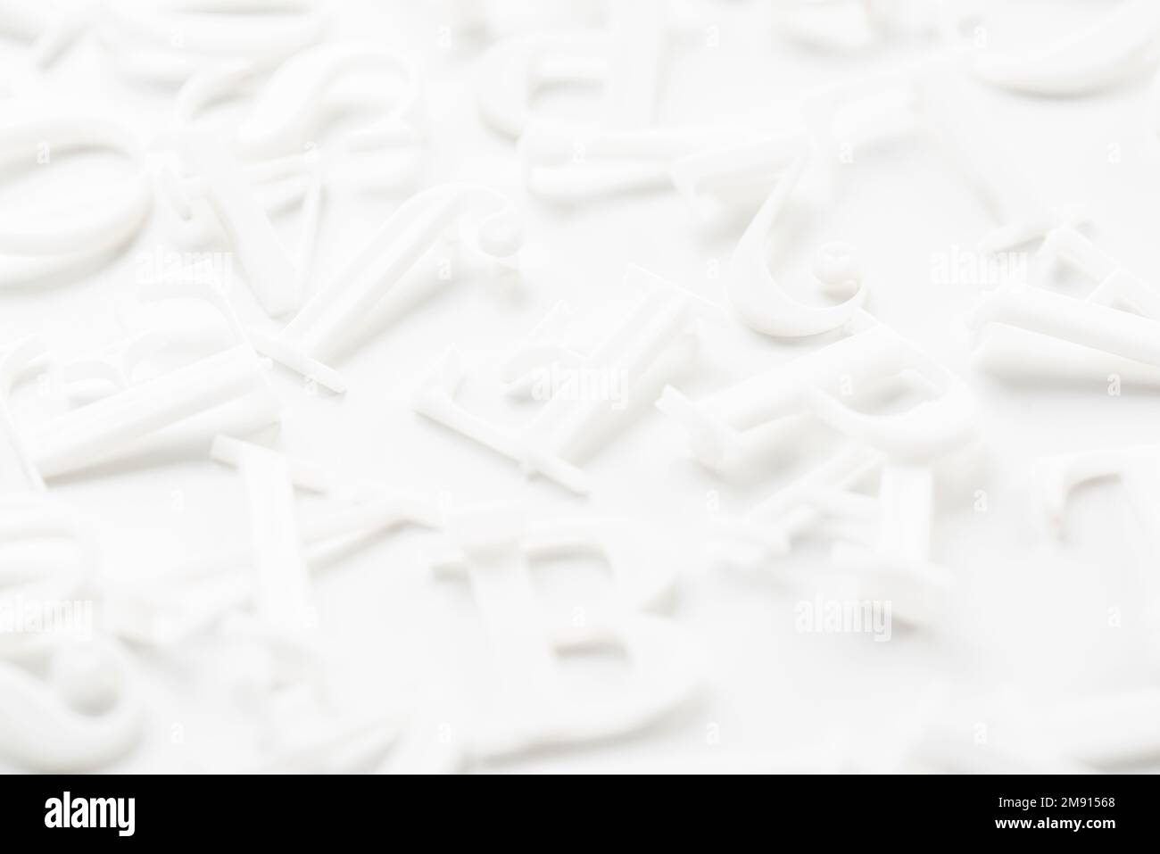 A closeup shot of hite letter board letters on a white background Stock ...