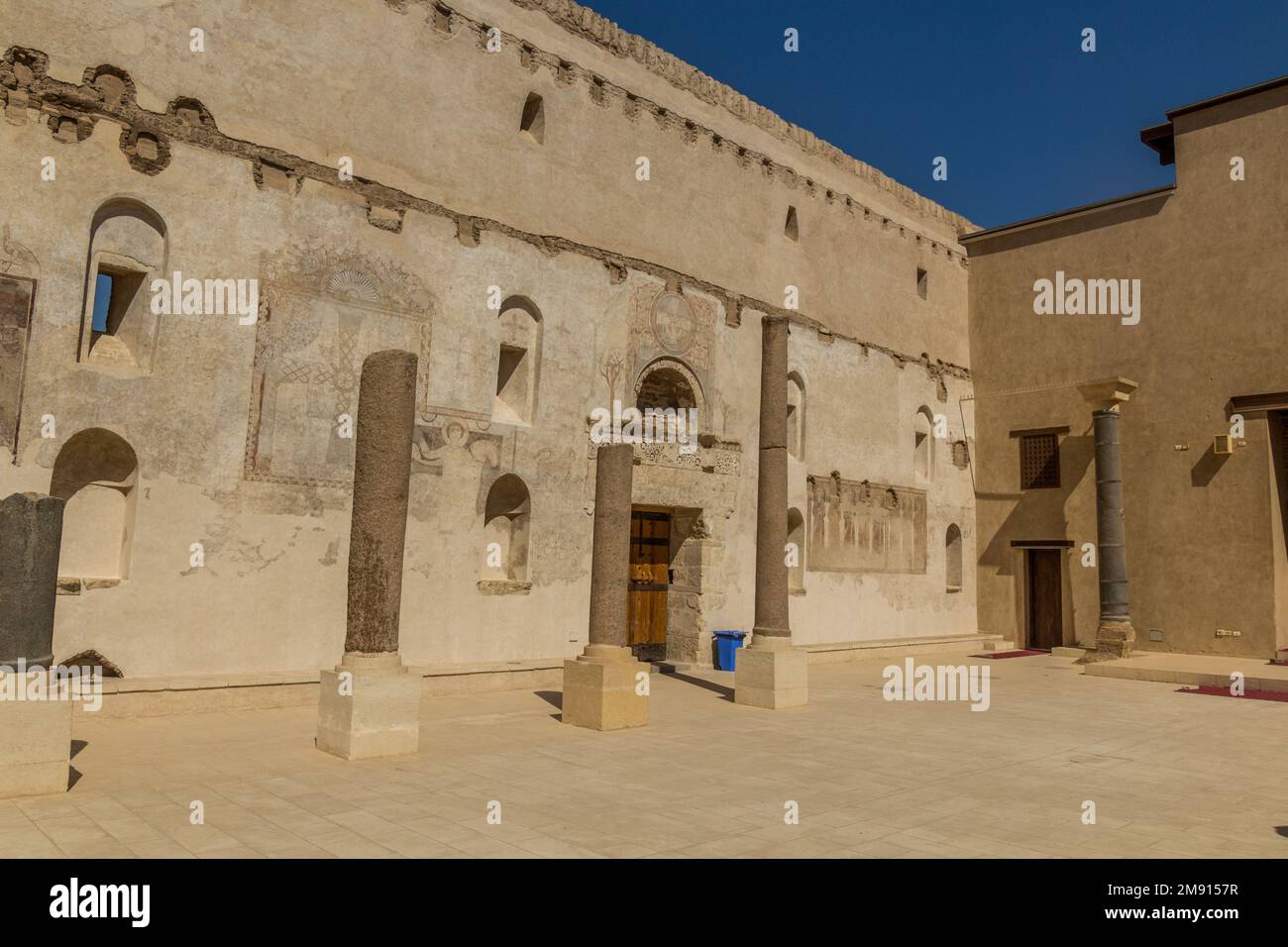 Red Monastery (Deir al Ahmar) near Sohag, Egypt Stock Photo - Alamy