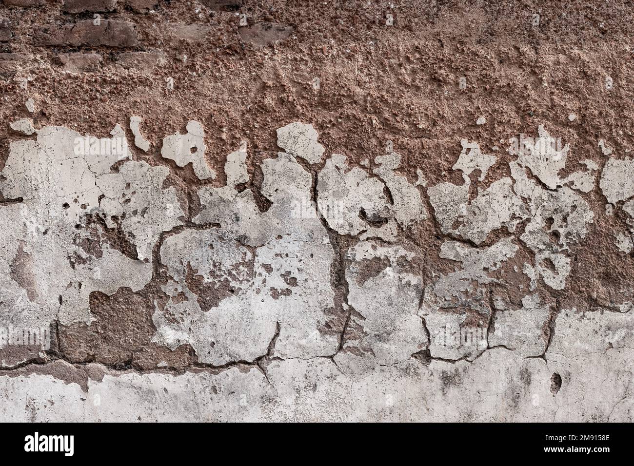 Aged plaster with damaged paint hi-res stock photography and images - Alamy