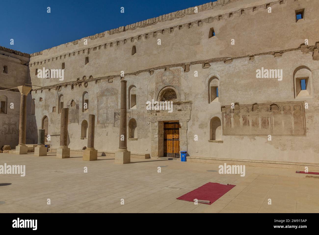 Red Monastery (Deir al Ahmar) near Sohag, Egypt Stock Photo - Alamy