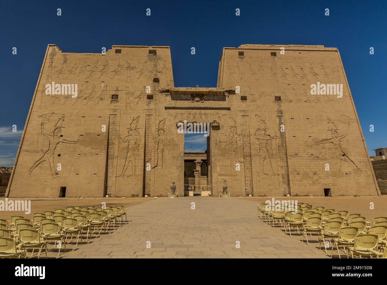 Temple of Horus in Edfu, Egypt Stock Photo - Alamy