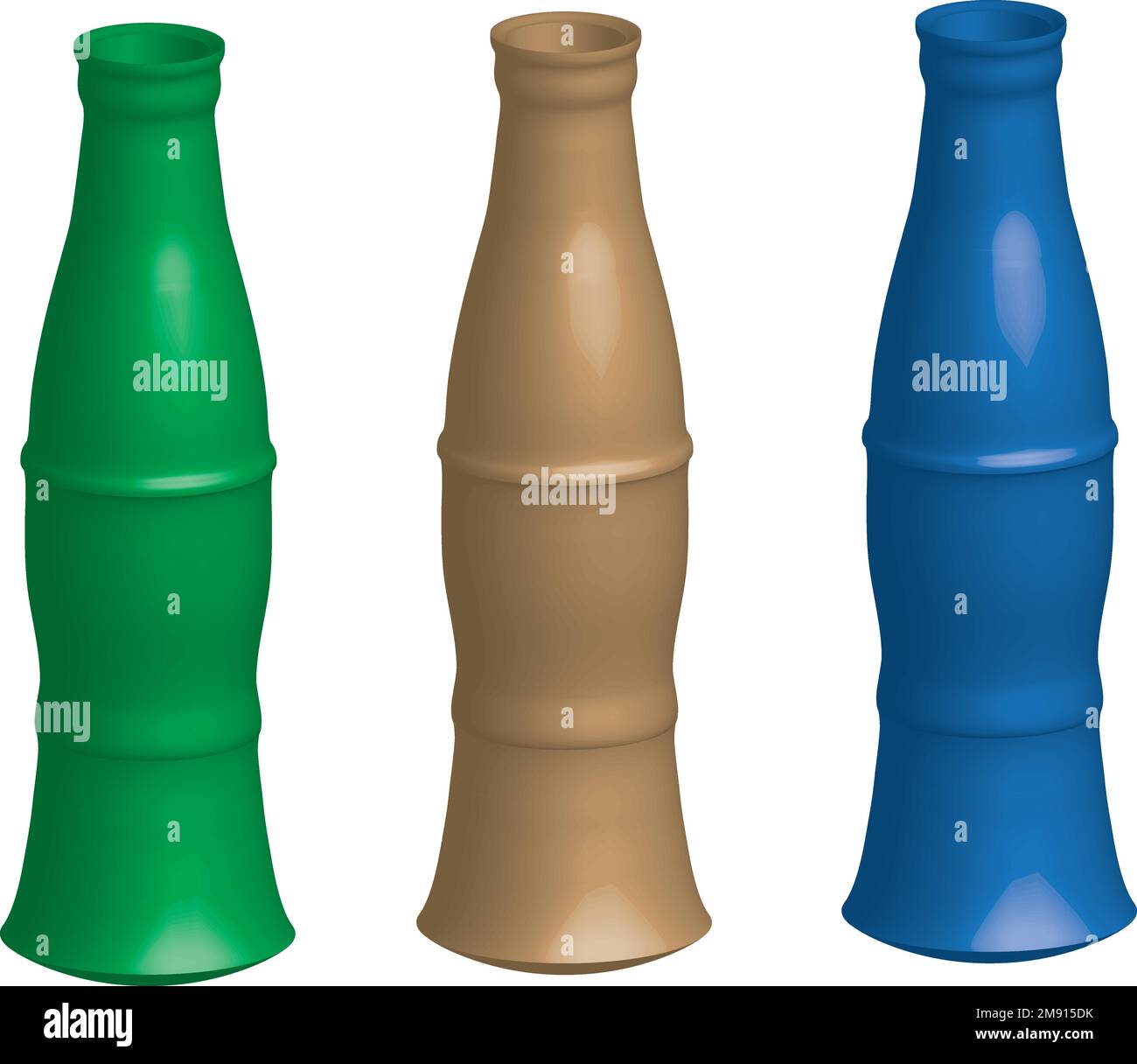 Plastic bottles on water Stock Vector Images - Alamy