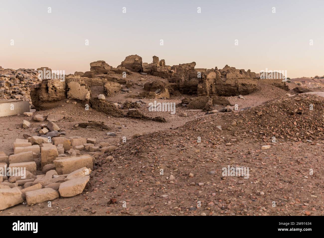 Old ruins at the Elephantine island in Aswan, Egypt Stock Photo - Alamy