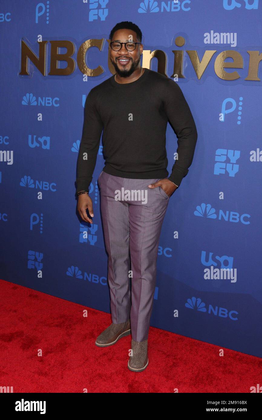 Pasadena, CA. 15th Jan, 2023. Aaron Jennings Photo Call for NBC ...