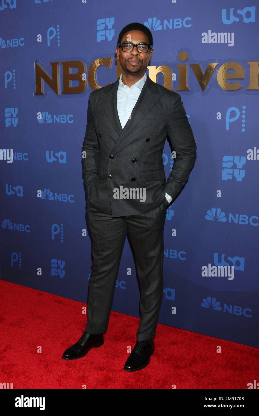 Pasadena, CA. 15th Jan, 2023. Michael Benjamin Washington Photo Call for NBC Universal Winter ...