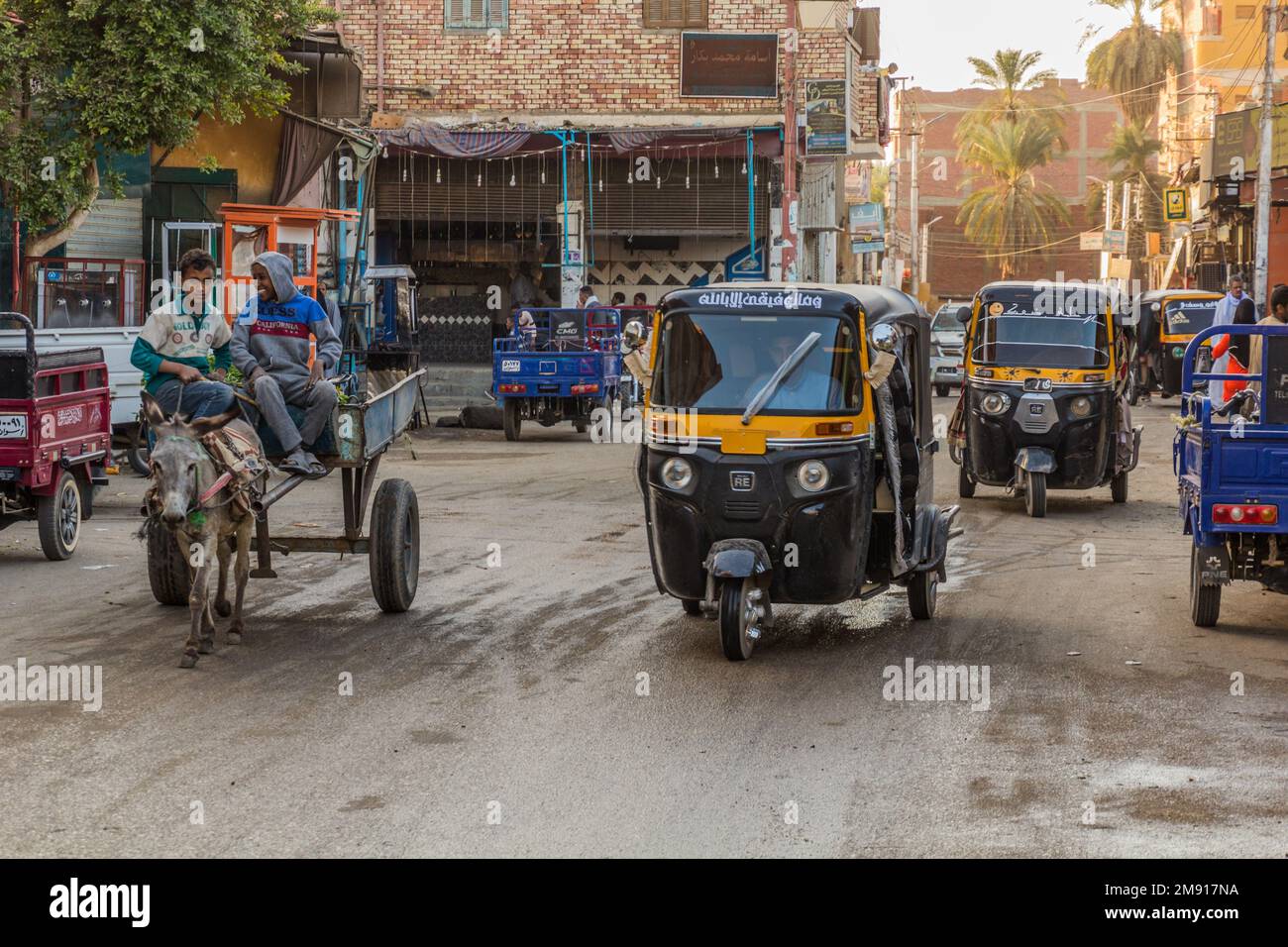Egyptian tuk tuk taxi hi-res stock photography and images - Alamy