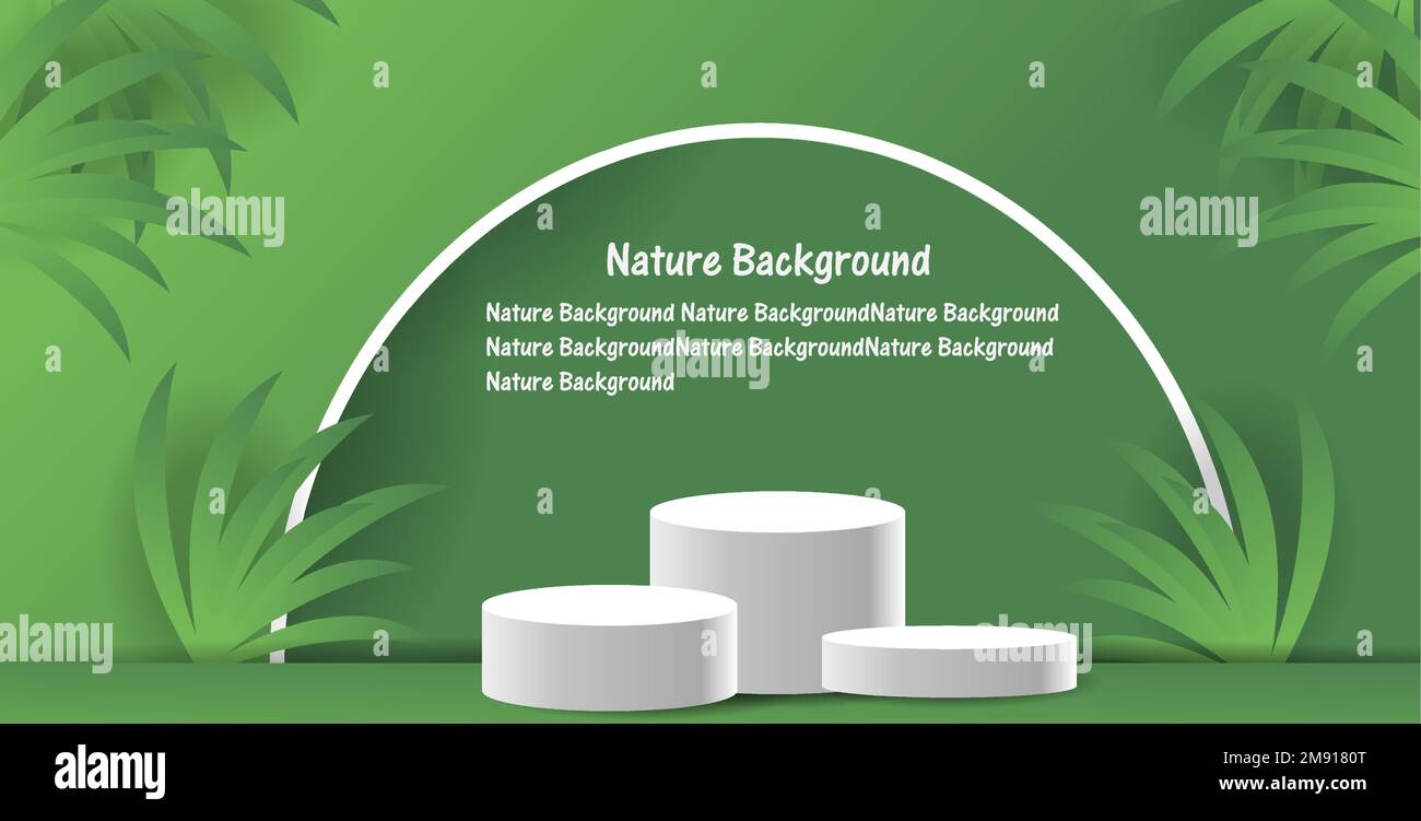 Background 3D Product Promotional Advertising Vector Illustration Stock ...