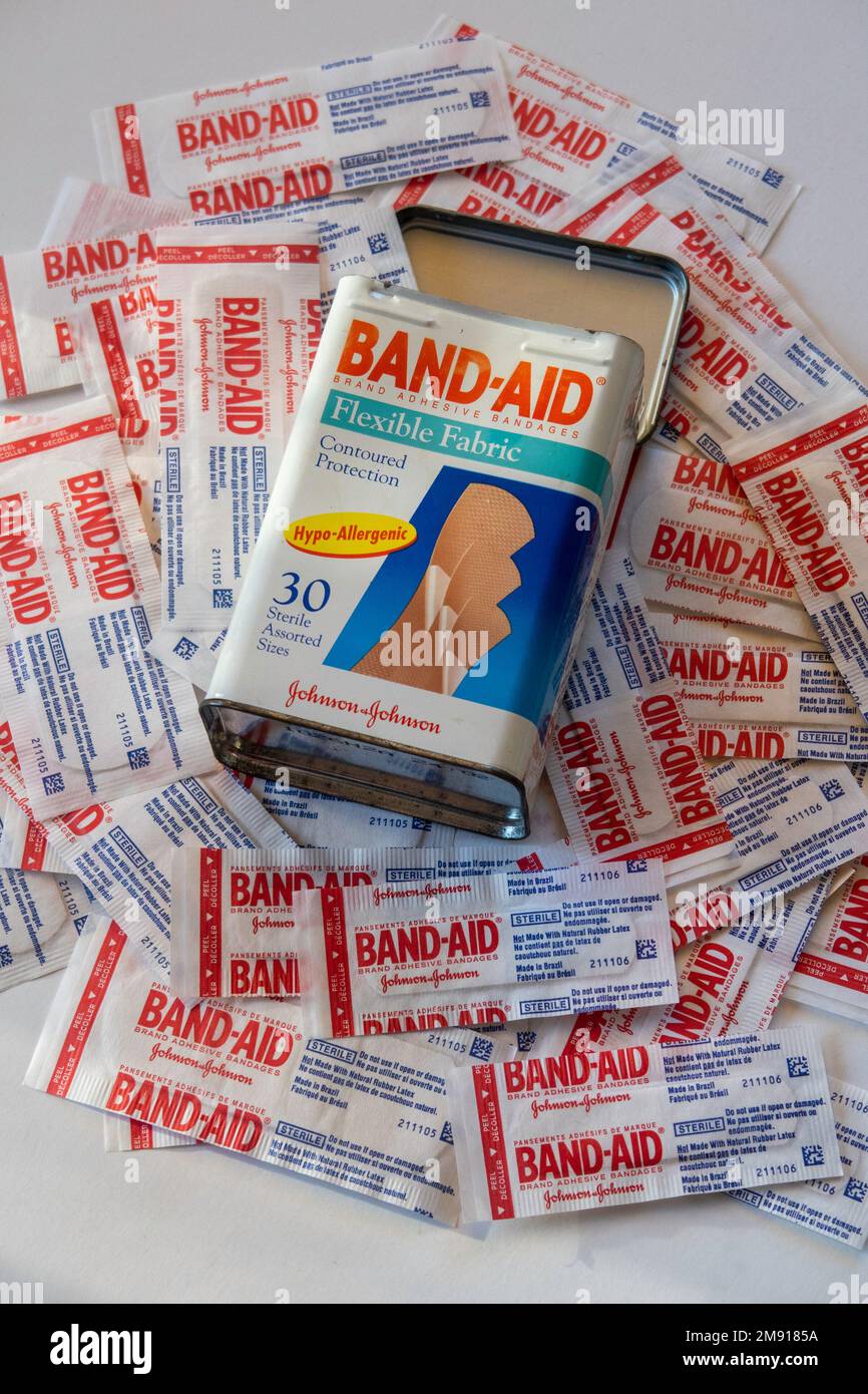 The band-aid brand is a flexible adhesive bandage for wound care ...