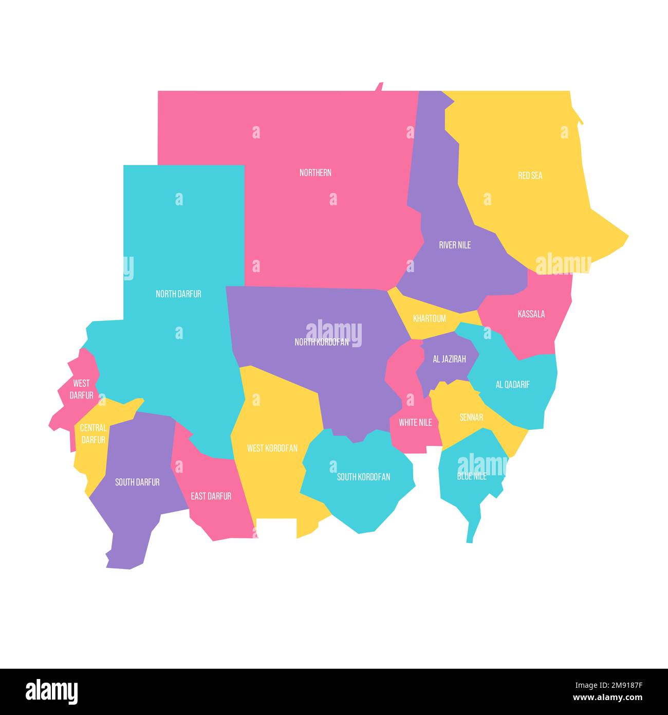 Sudan Map States SPLM IO Governor Of Jonglei State Unveil New State