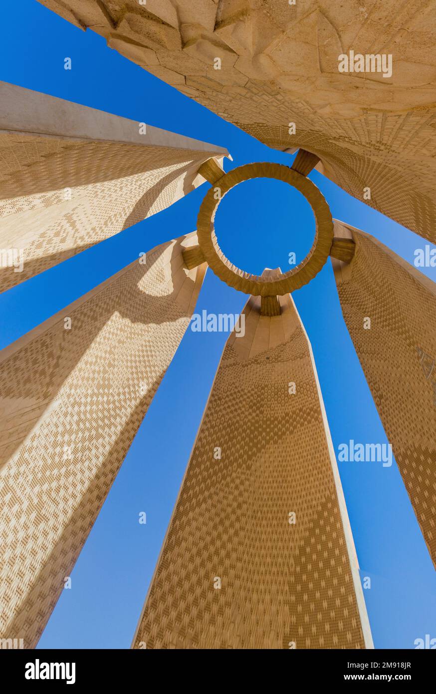 ASWAN, EGYPT - FEB 13, 2019: Monument to Arab-Soviet Friendship at ...