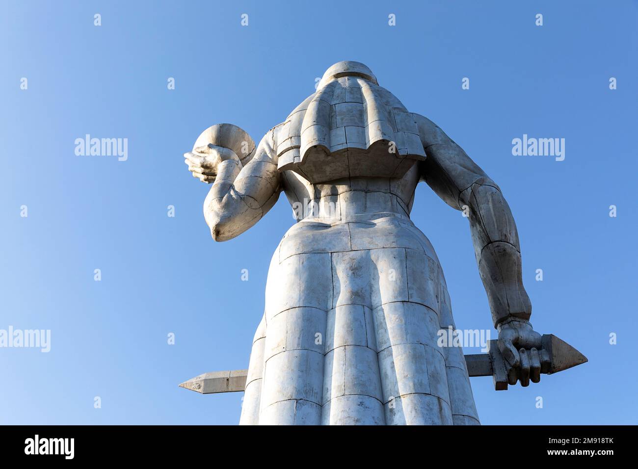 Mother of Georgia, a statue at the top of the hill overlooking Tbilisi ...
