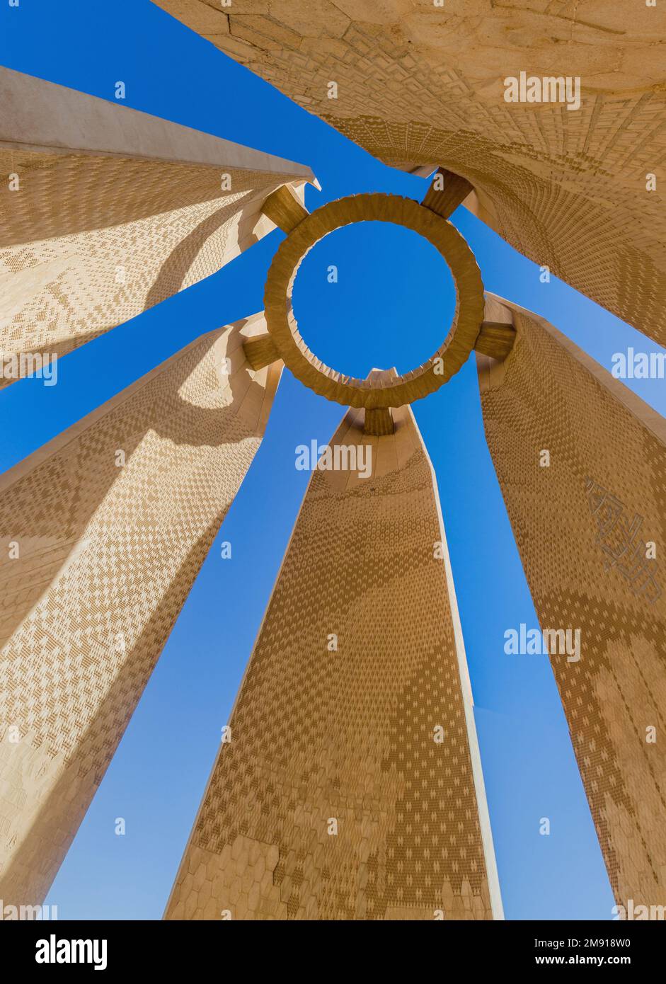 ASWAN, EGYPT - FEB 13, 2019: Monument to Arab-Soviet Friendship at ...